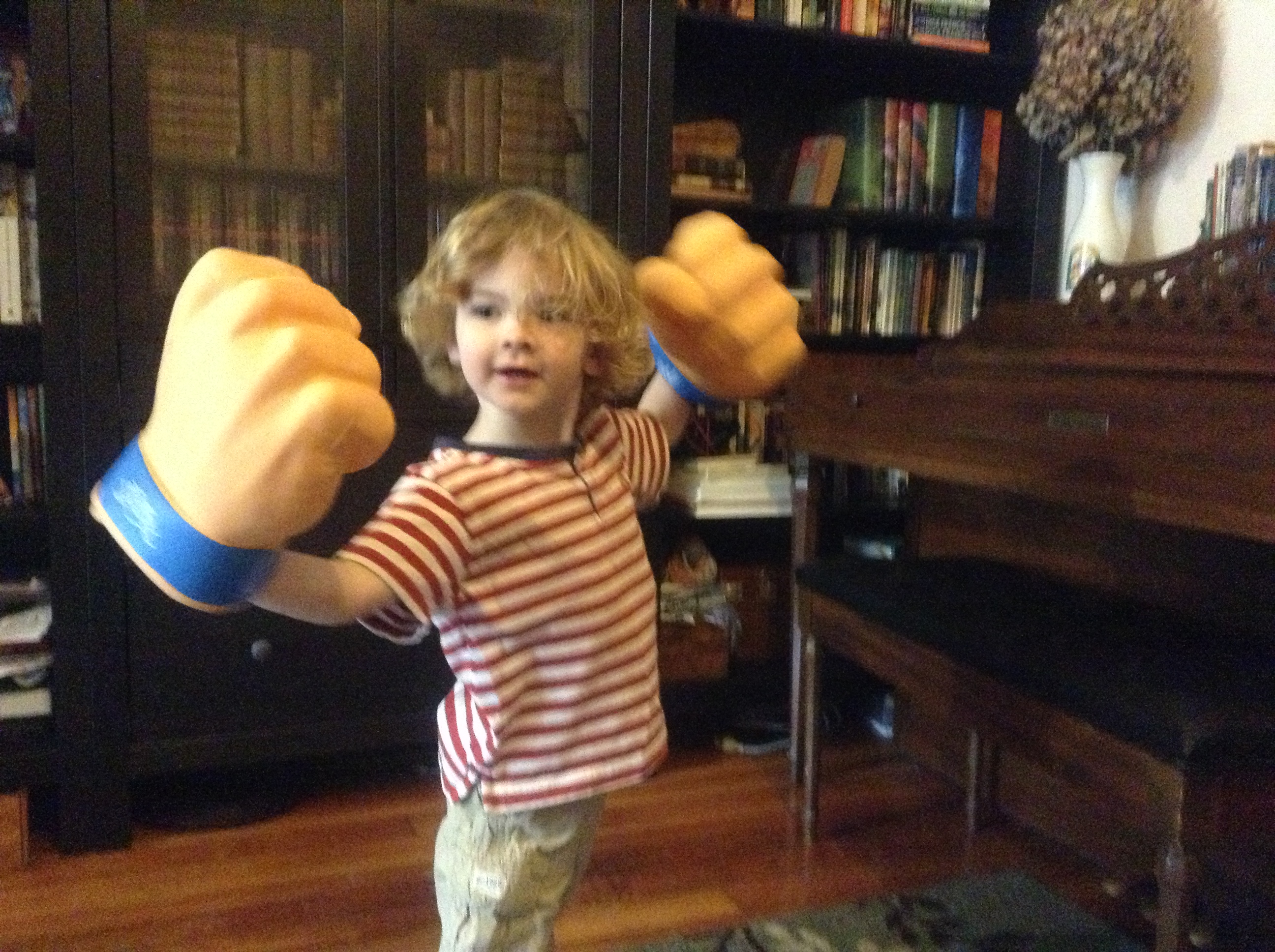 WWE Rumble Fists and John Cena Punching Bag: Toy Review – One Good Dad